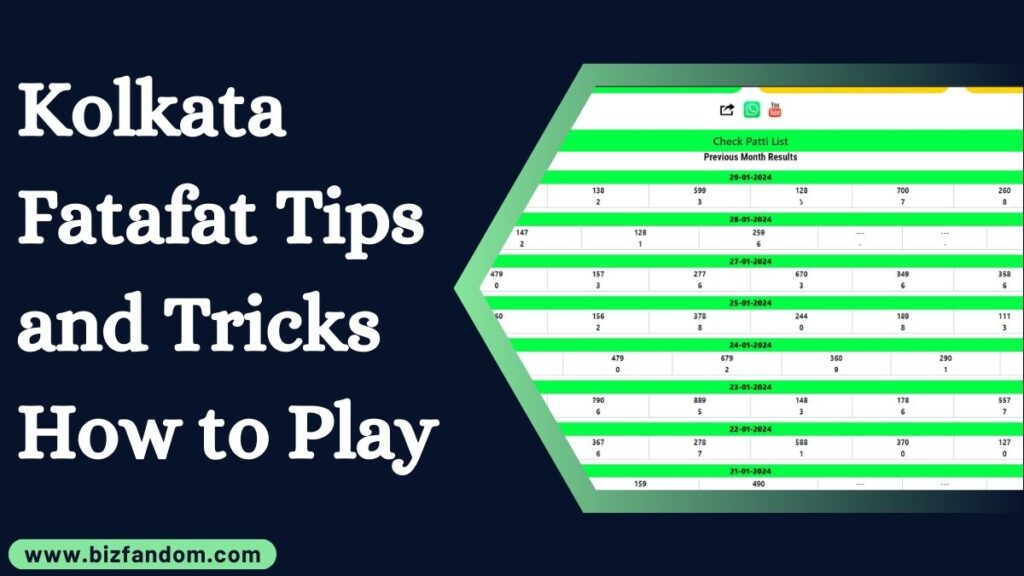 Exploring Kolkata Fatafat: Tips, Tricks, and Gaming Dynamics